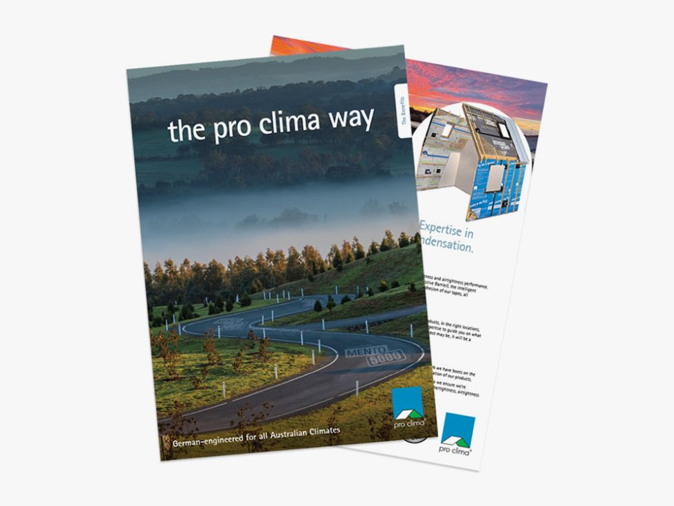 Brochure Design for Pro Clima » psyborg® Newcastle & Lake Macquarie